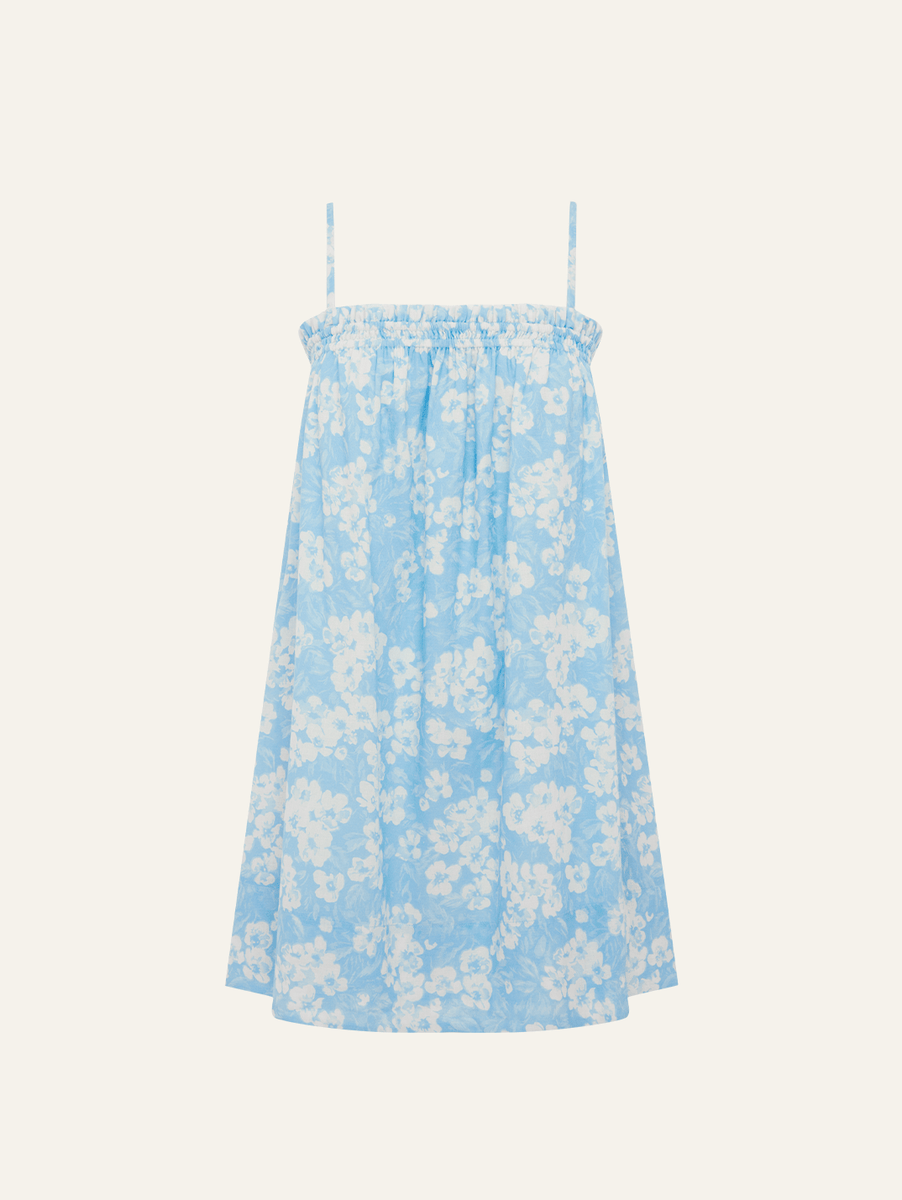Ruched Mini Dress - Paper Daisy – peony AUS